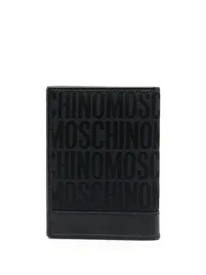 Moschino Jacquard Logo Bi-fold Wallet