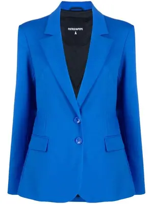 Patrizia Pepe Two-button Blazer - Blue