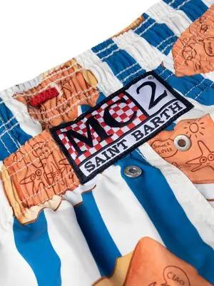 MC2 SAINT BARTH Gustavia Cucciolone-print Swim Shorts