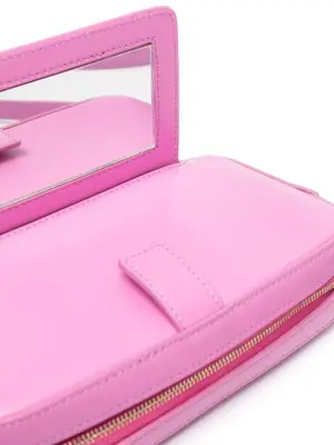 Patrizia Pepe Leather Crossbody Bag - Pink