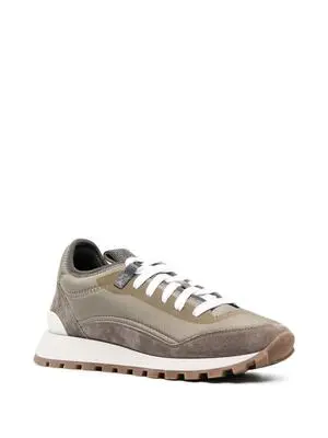 Brunello Cucinelli Panelled Low-top Sneakers