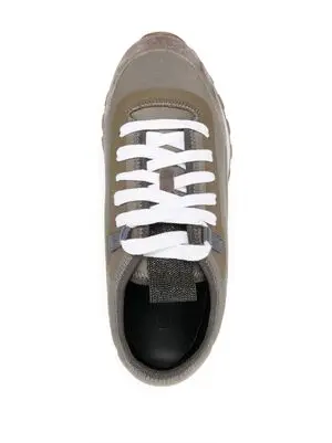 Brunello Cucinelli Panelled Low-top Sneakers