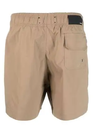 Amiri Logo Print Drawstring Bermuda Shorts