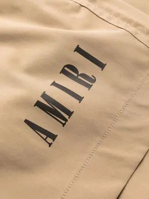 Amiri Logo Print Drawstring Bermuda Shorts