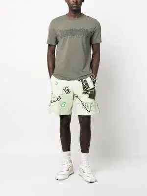 Moschino Logo-print Stretch-cotton T-shirt