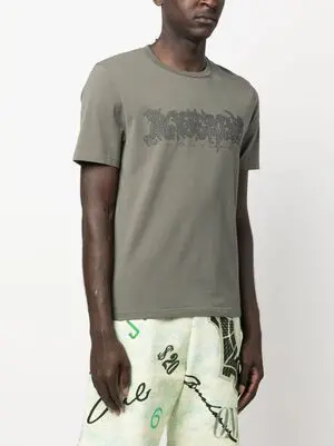 Moschino Logo-print Stretch-cotton T-shirt