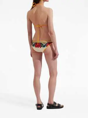 La DoubleJ Tropical-print Bikini Bottom