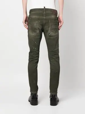 Dsquared2 Paint Splatter Skinny Jeans