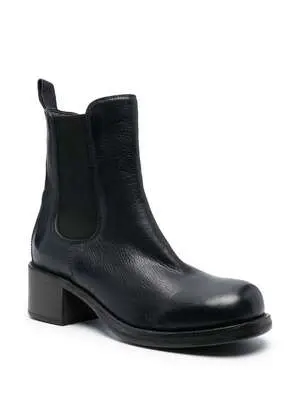 Moma 50mm Leather Chelsea Boots - Blue