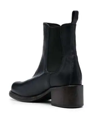 Moma 50mm Leather Chelsea Boots - Blue