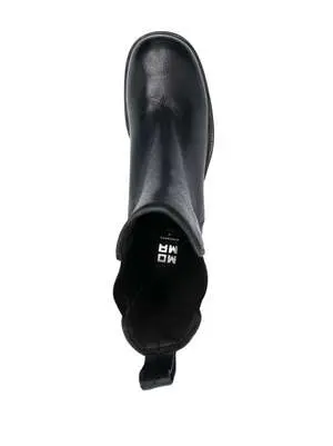 Moma 50mm Leather Chelsea Boots - Blue