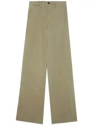Rag & Bone Wide-leg Stretch-cotton Trousers