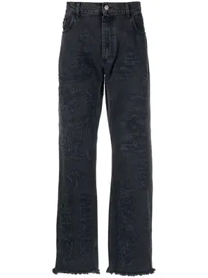 1017 Alyx 9sm Black Wash Jeans For Men