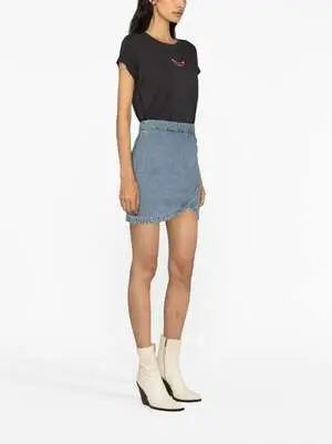 Zadig&Voltaire Julipe Denim Skirt - Blue