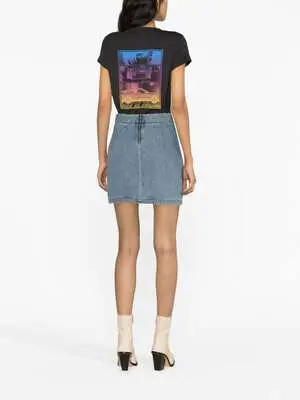 Zadig&Voltaire Julipe Denim Skirt - Blue