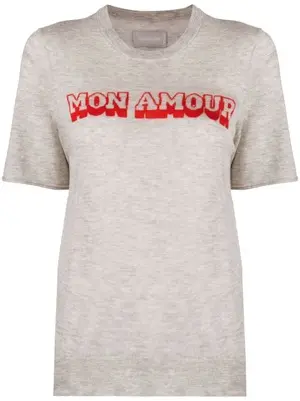 Zadig&Voltaire Mon Amour Jacquard Cashmere Sweater