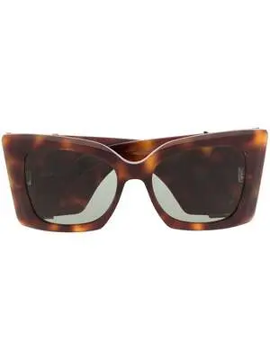 Saint Laurent Sl M119 Oversized Cat-eye Sunglasses - Brown