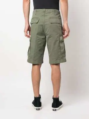 Carhartt Work In Progress Logo-patch Cargo Shorts - Green