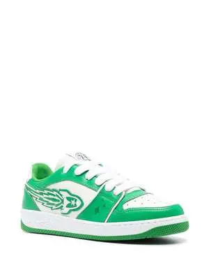 ENTERPRISE JAPAN Rocket Panelled Leather Sneakers - White