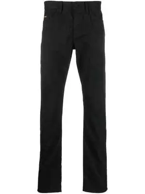 BOSS Mélange-effect Stretch-cotton Jeans