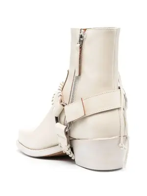 BUTTERO® Dalton 45mm Biker Boots - Neutrals
