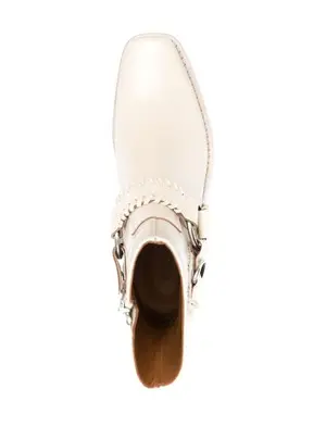 BUTTERO® Dalton 45mm Biker Boots - Neutrals
