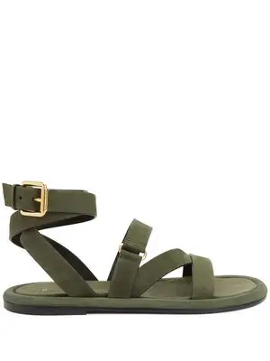 GIUSEPPE ZANOTTI Aymon Buckled Sandals - Green
