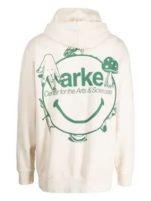 MARKET Smiley Arts & Sciences Cotton Hoodie - Neutrals
