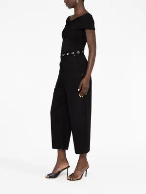 Khaite Stud-detail Cropped Jeans