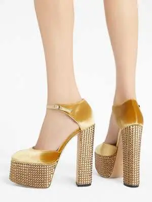 GIUSEPPE ZANOTTI 150mm Bebe Strass Pumps