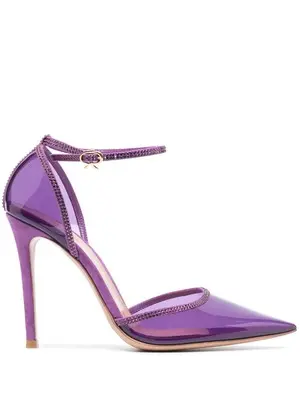 GIANVITO ROSSI Crystal Sabin 110mm Pumps
