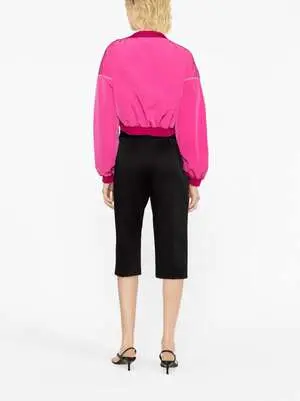 TOM FORD Logo-print Cropped Bomber Jacket
