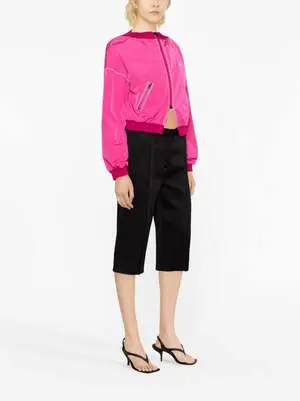 TOM FORD Logo-print Cropped Bomber Jacket