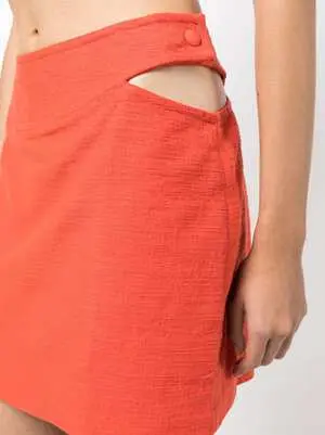 Ba&sh Cut-out Detail Skirt