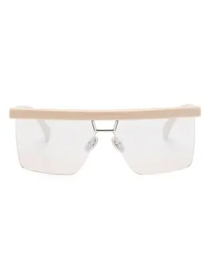 Max Mara Rectangle-frame Sunglasses