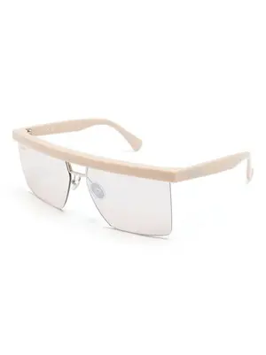 Max Mara Rectangle-frame Sunglasses