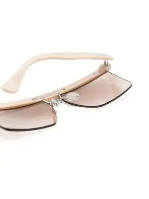 Max Mara Rectangle-frame Sunglasses