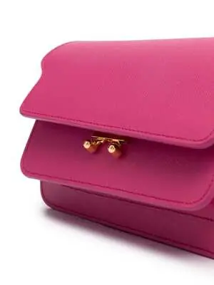 Marni Trunk Leather Shoulder Bag