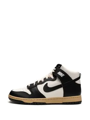 Nike Dunk High Retro Vintage Panda Sneakers - Black