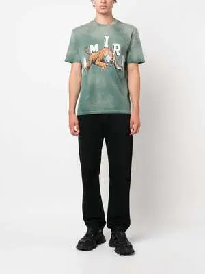 Amiri Vintage Tiger Short-sleeve T-shirt - Green