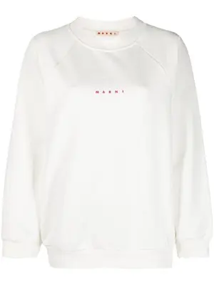 Marni Logo-print Cotton Sweatshirt