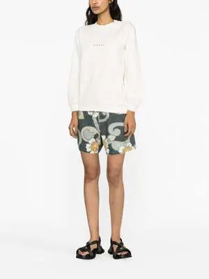 Marni Logo-print Cotton Sweatshirt
