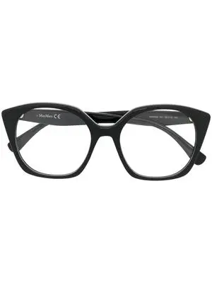 Max Mara Wayfarer Optical Glasses - Black