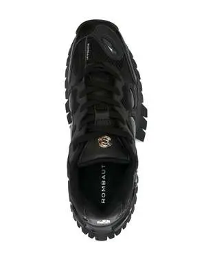 ROMBAUT Chunky-sole Lace-up Sneakers - Black