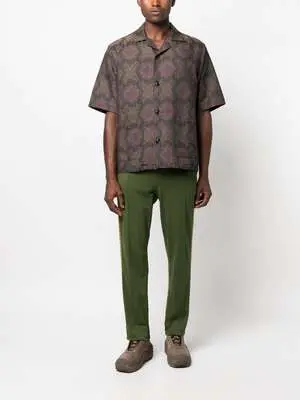 Needles Geometric-pattern Short-sleeved Shirt