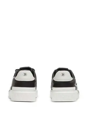 Balmain Logo-print Lace-up Sneakers - Black