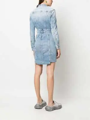 Dsquared2 Button-up Denim Shirt Dress