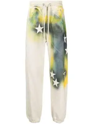 Palm Angels Star-print Cotton Track Pants