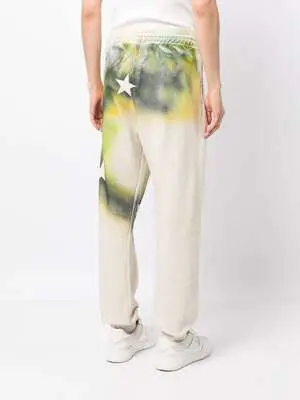 Palm Angels Star-print Cotton Track Pants