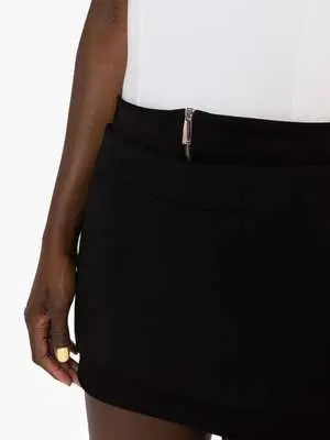 Off-White Ribbed-band Mini Skirt